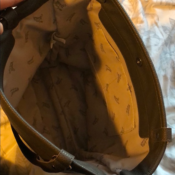 thirty-one | Bags | Bn Thirty One Grey Leather Tote | Poshmark